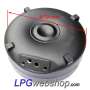 LPG Toroidal Tank 102 Litre (720x300) - GZWM 4-Hole incl. Fittings Valves