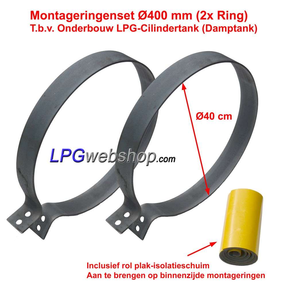 Tank Fixation Rings for LPG cylinder tank and vapor tank mounting in ...