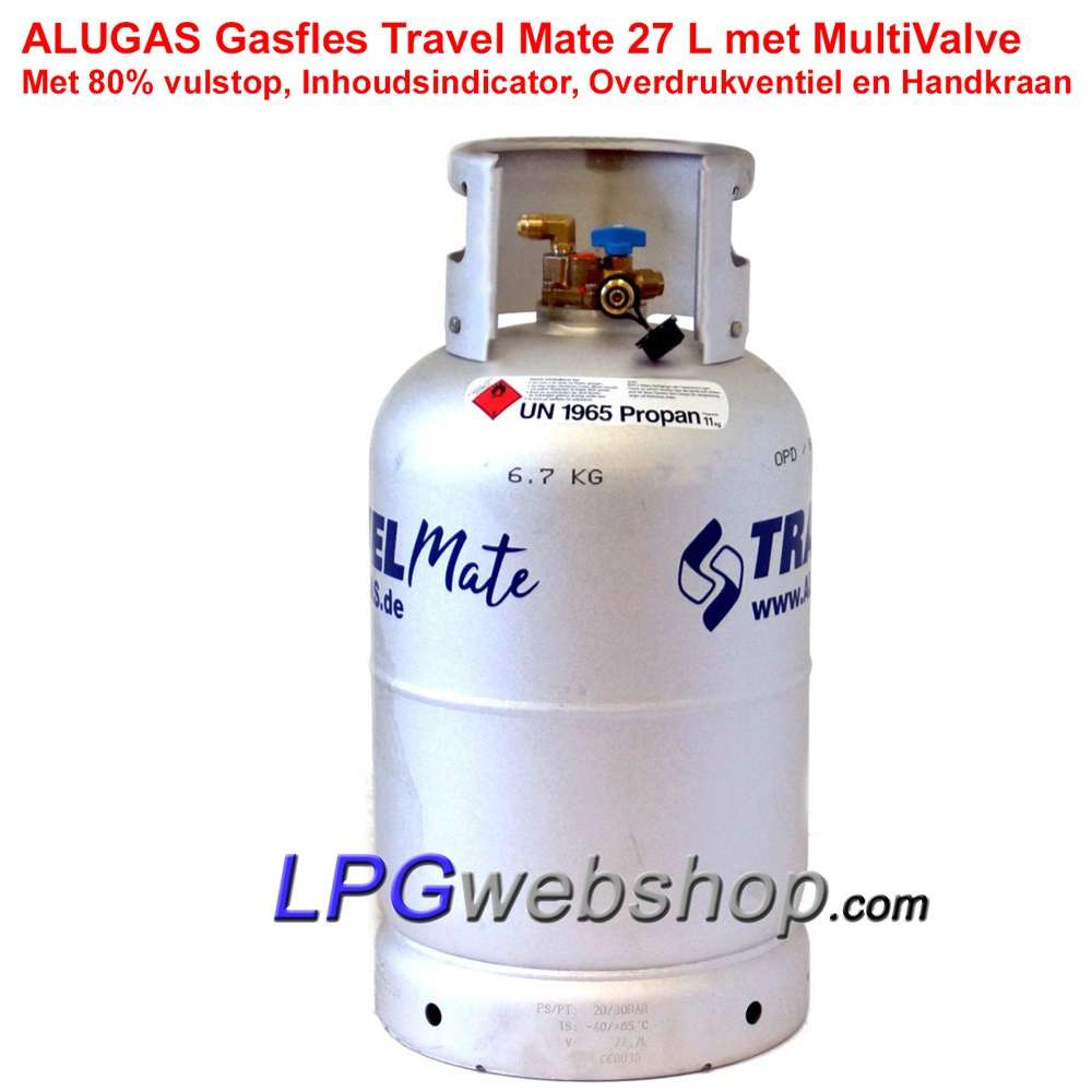 Garrafas recarregáveis de gás GLP de alumínio